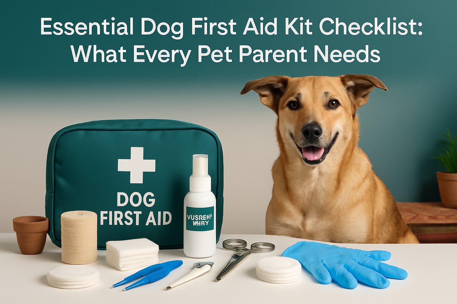Essential Dog First Aid Kit Checklist: Every Pet Parent'